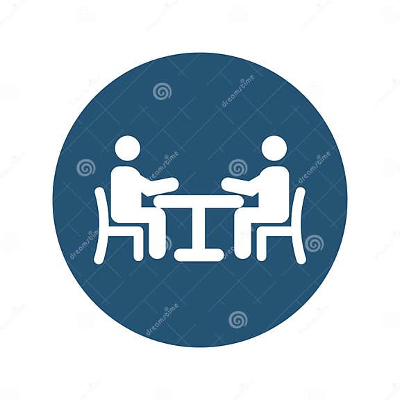 Table Talk Vector Icon Which Can Easily Modify or Edit Stock Vector ...