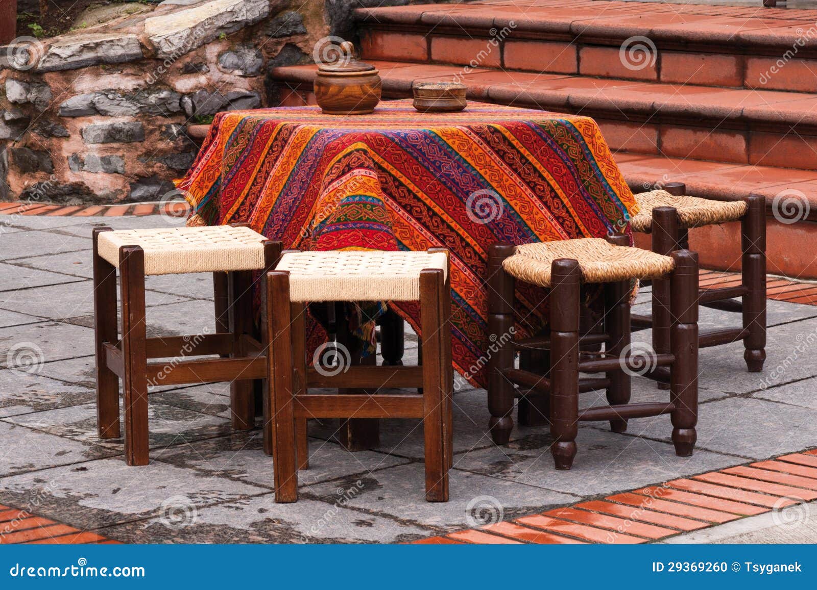 Table in a Tea Cafe in Istanbul Stock Photo - Image of cafe, cozy: 29369260