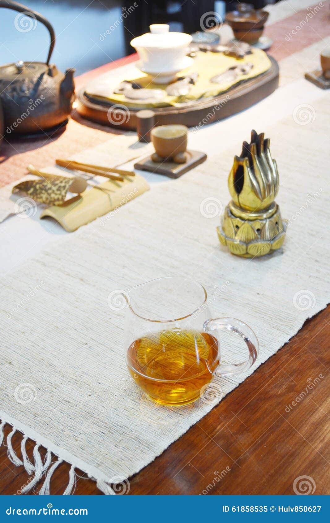 Table for tea ceremony stock image. Image of culture - 61858535