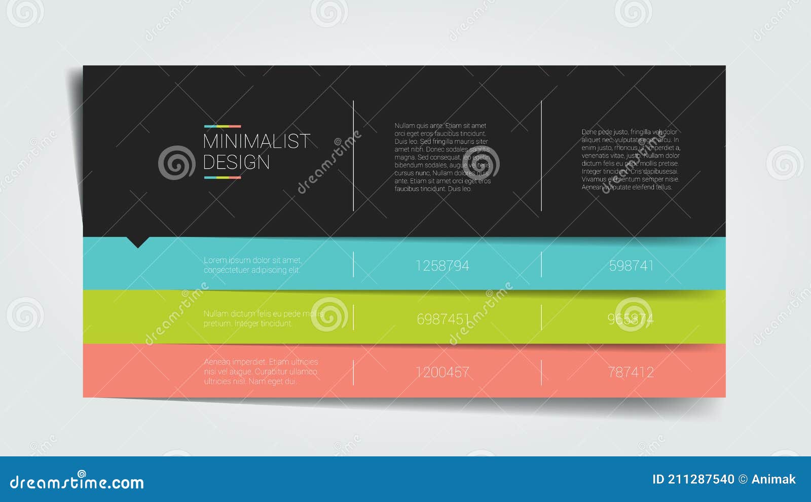 Table Template, Banner, Infographic, Diagram, Chart, Column Stock ...