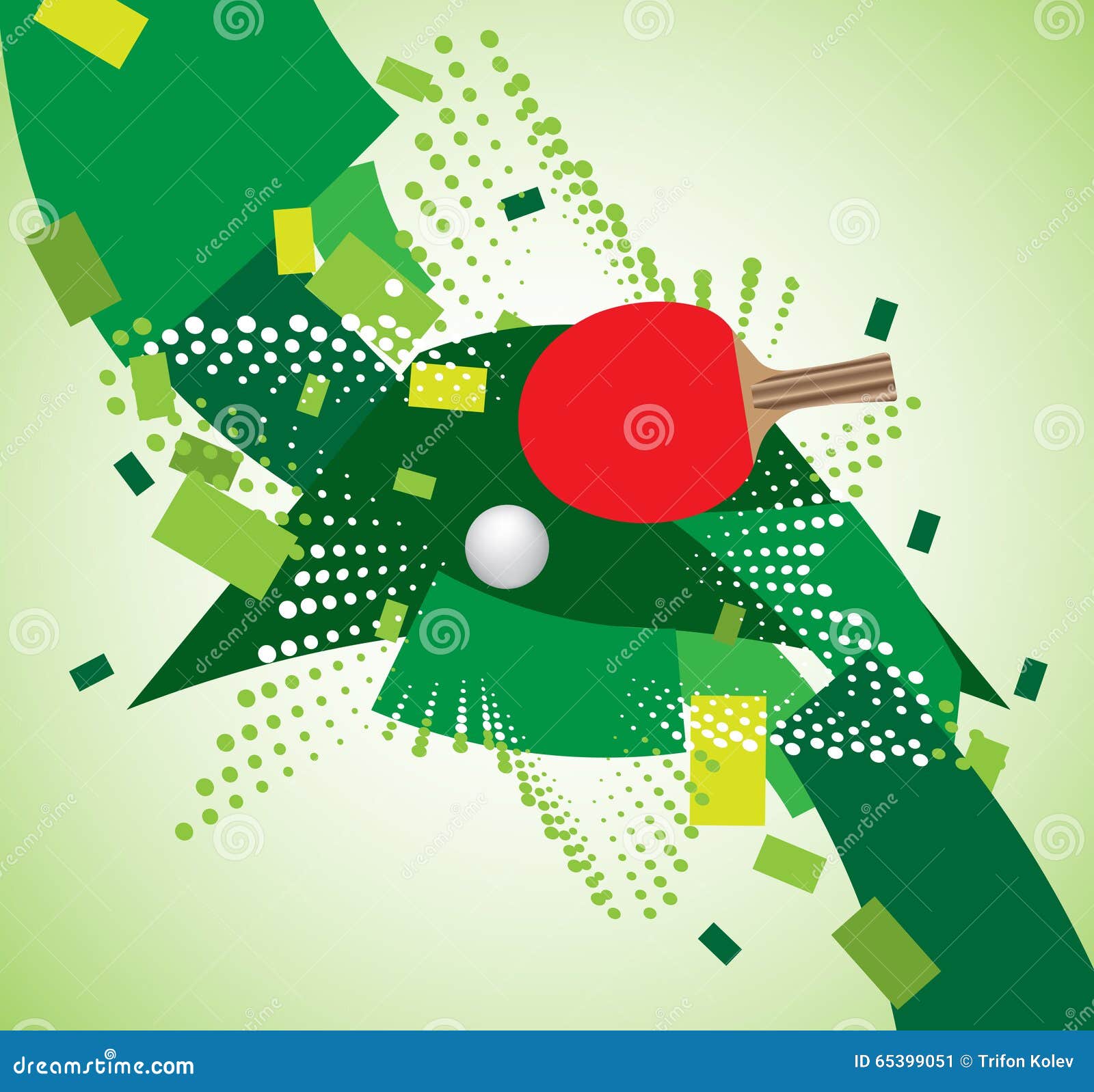 Table Tennis Background.Square Banner Stock Vector - Illustration of ...