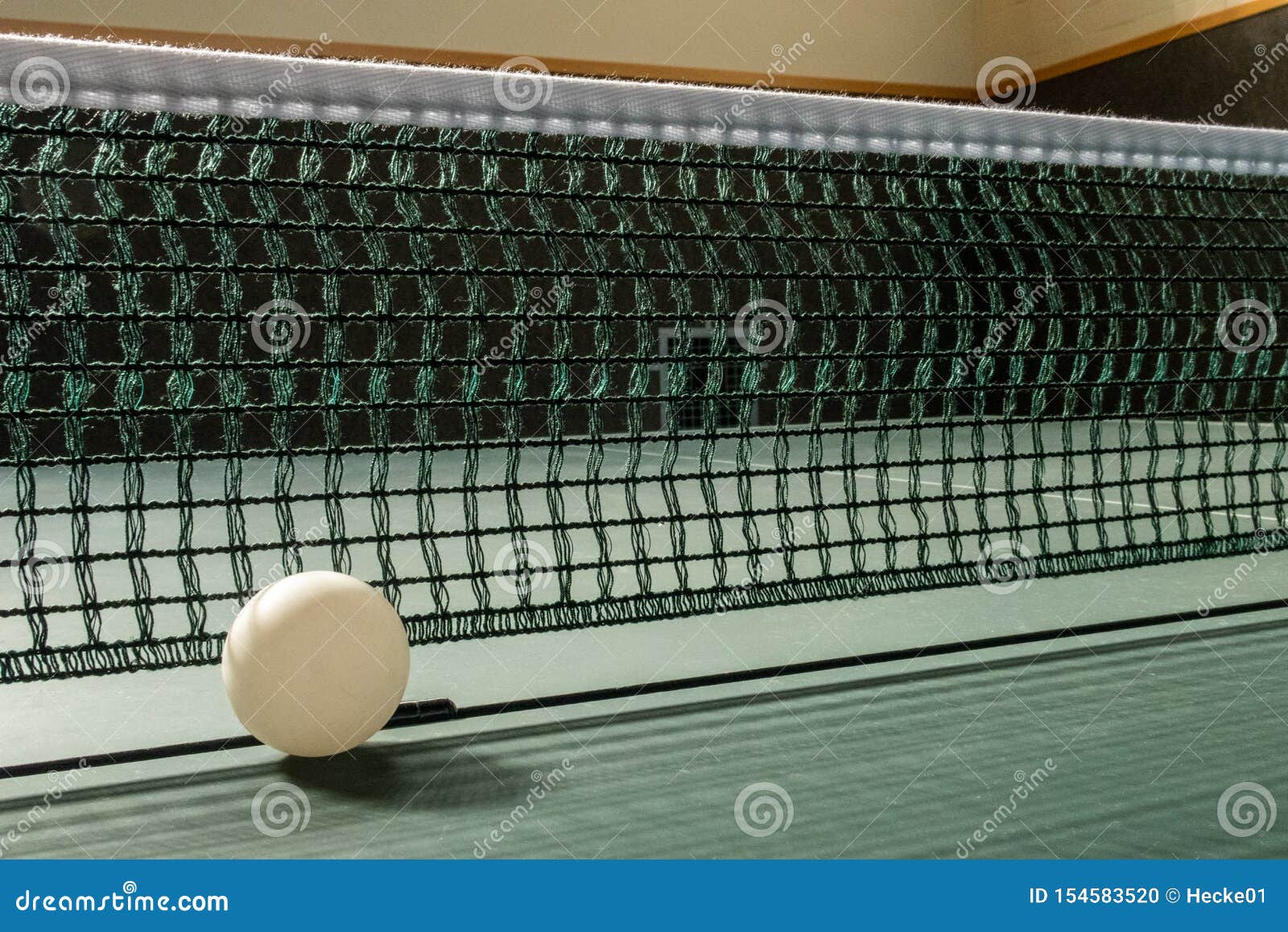 Table Tennis with Ball Net and Table Stock Photo - Image of sport ...