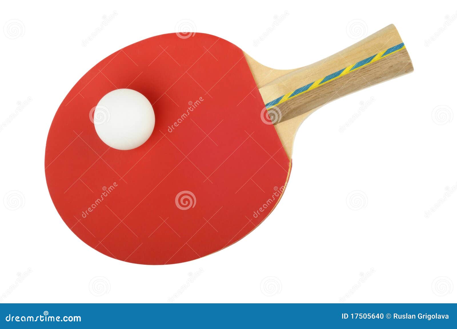 Table Tennis Ball and Racket Stock Photo - Image of ball, tennis: 17505640