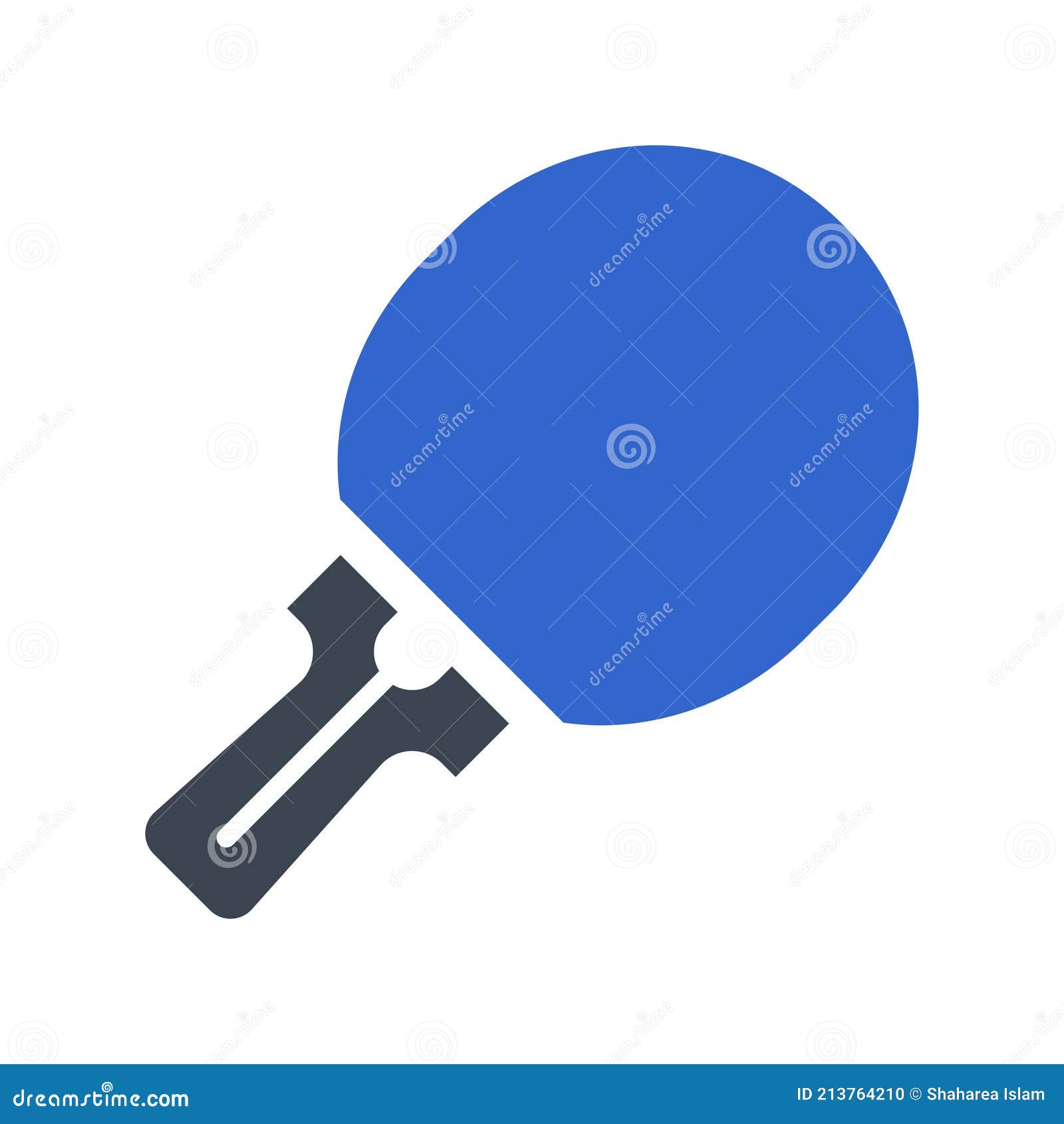 Table tennis bat icon stock vector. Illustration of play - 213764210
