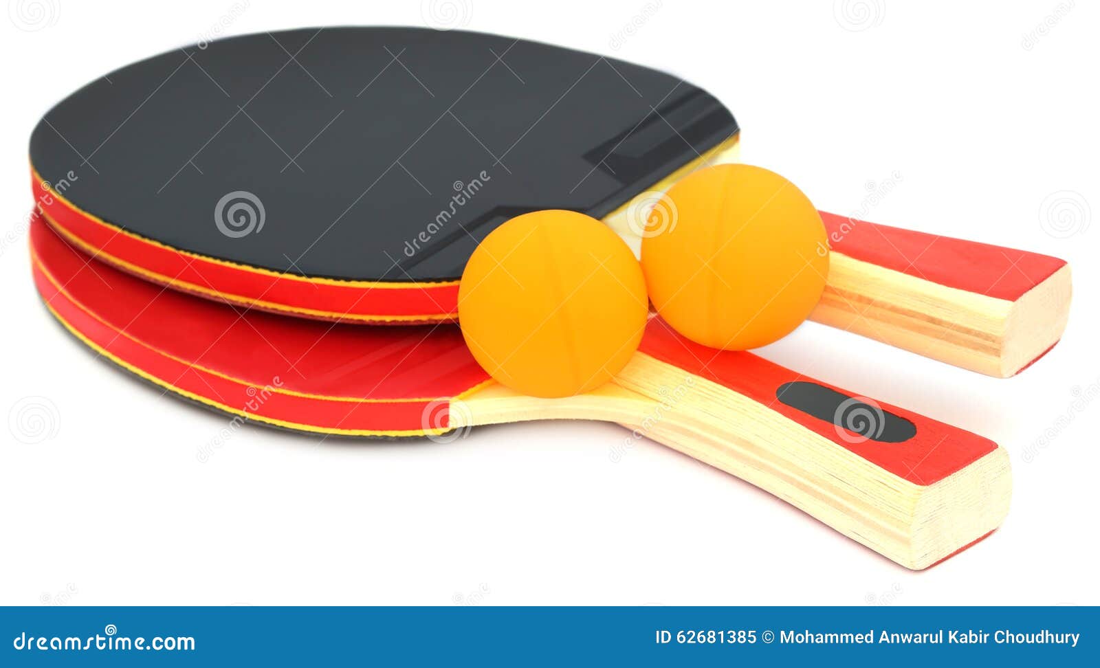 Table tennis bats and ball stock image. Image of sport - 62681385