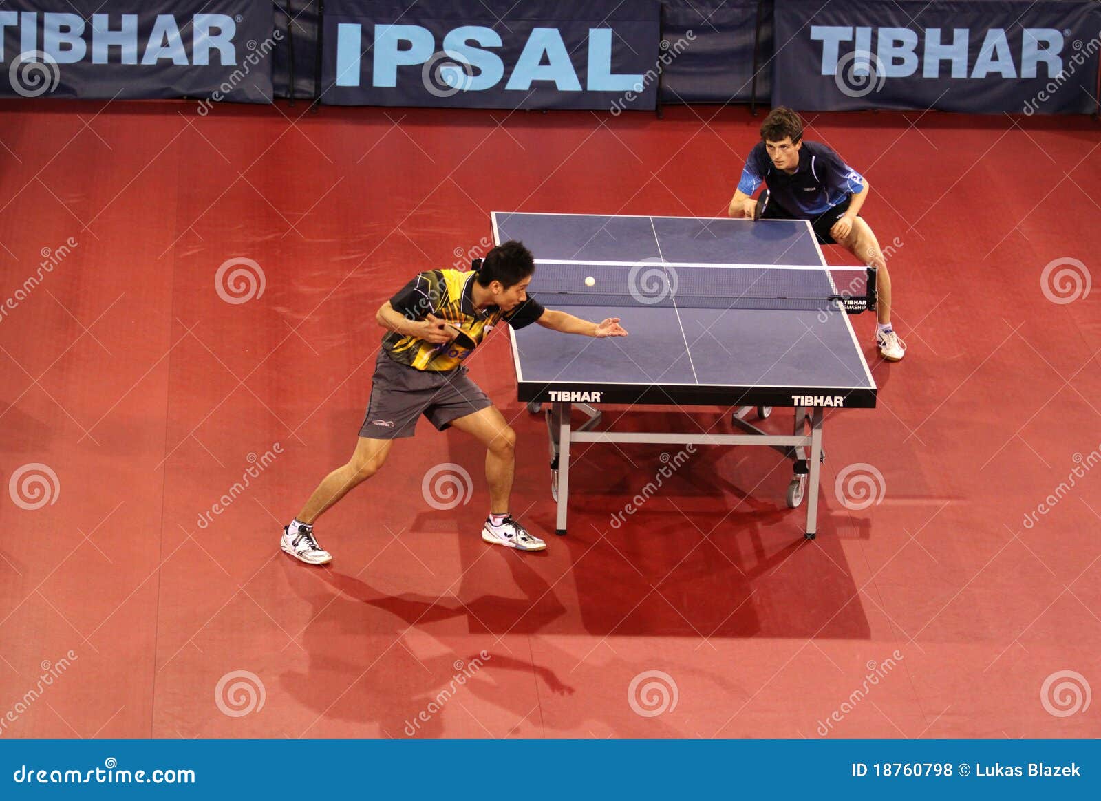 Table Tennis - ETTU Quarterfinal Editorial Stock Photo - Image of ball ...