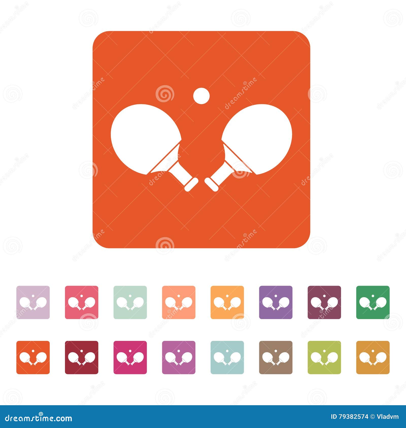 The Table Tennis Icon. Ping Pong Symbol Stock Vector - Illustration of ...