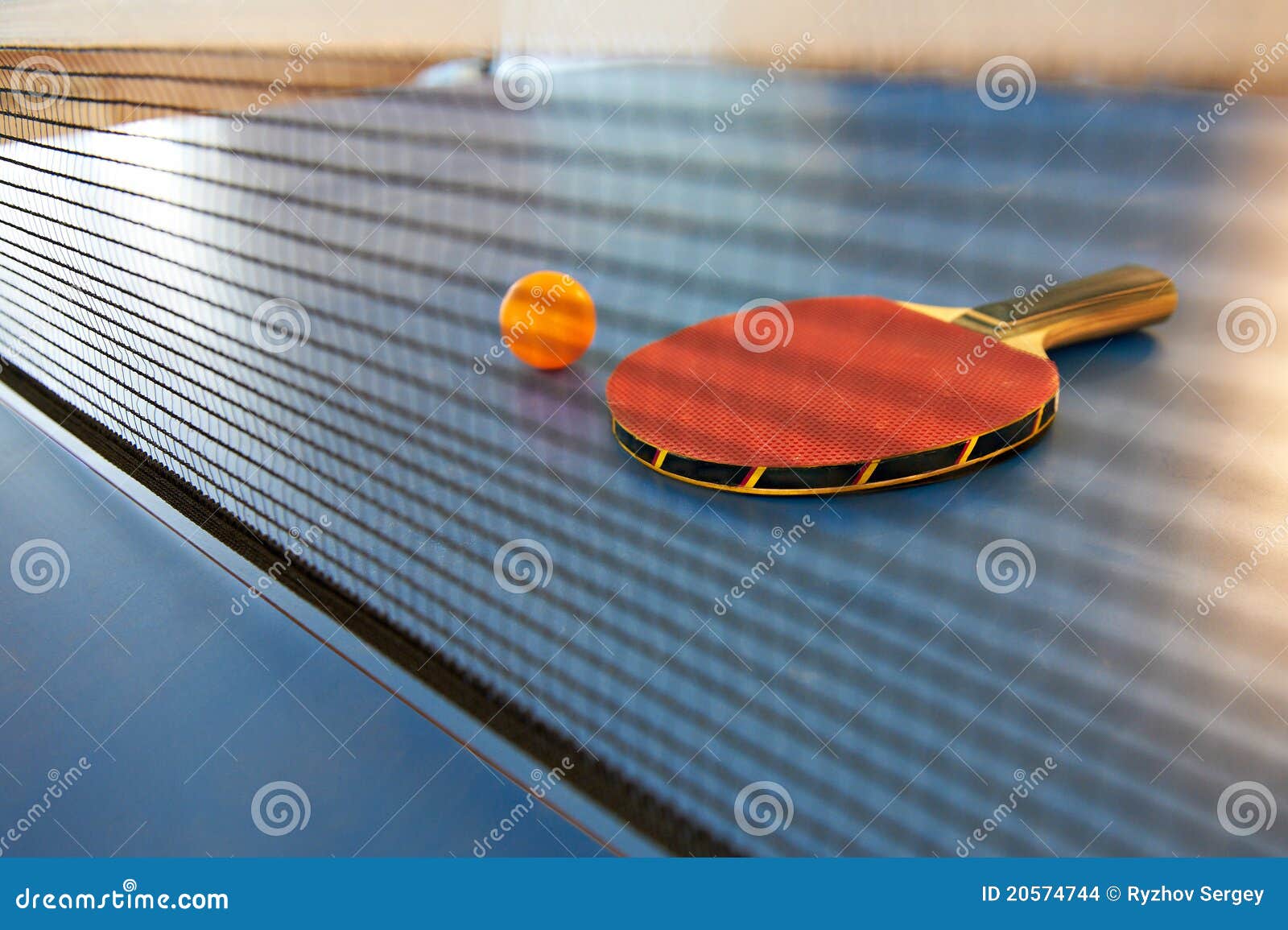 Table Tennis Racket and Ball Stock Photo - Image of pong, play: 20574744