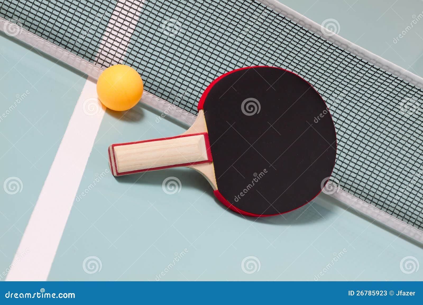 Table Tennis Racket and Ball Stock Image - Image of pingpong, match ...