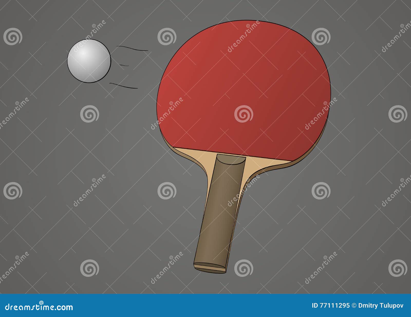 Table tennis racket stock vector. Illustration of competitive - 77111295