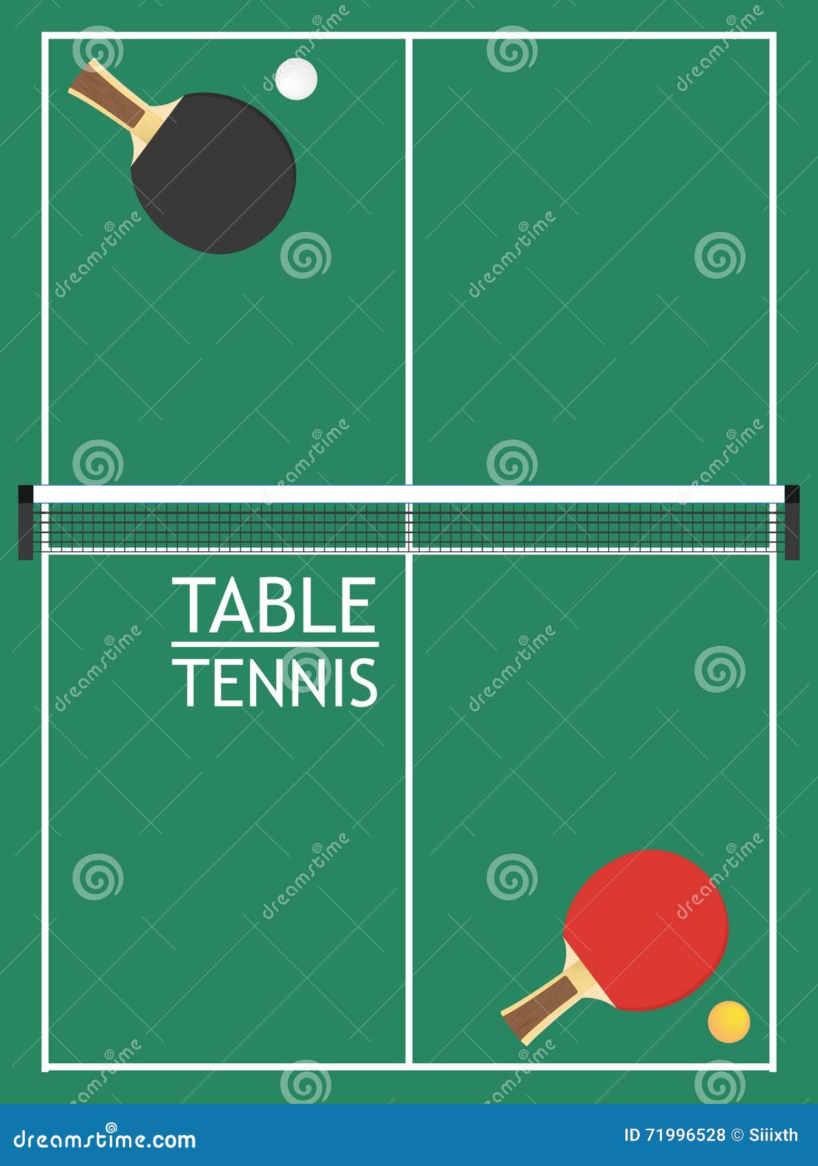 Table tennis stock vector. Illustration of play, closeup - 71996528