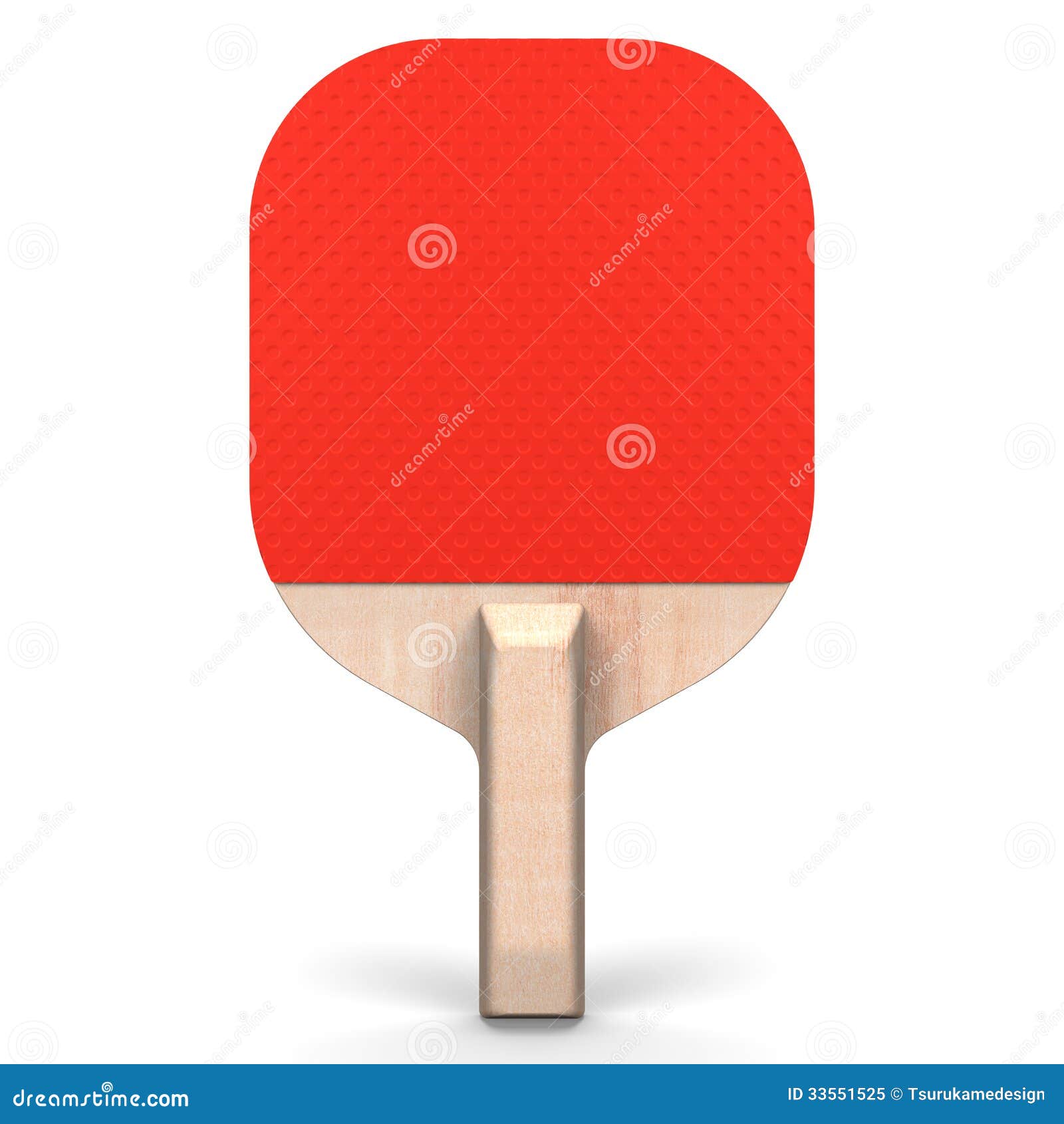 Table Tennis S Paddle Front View Stock Illustration - Illustration of ...