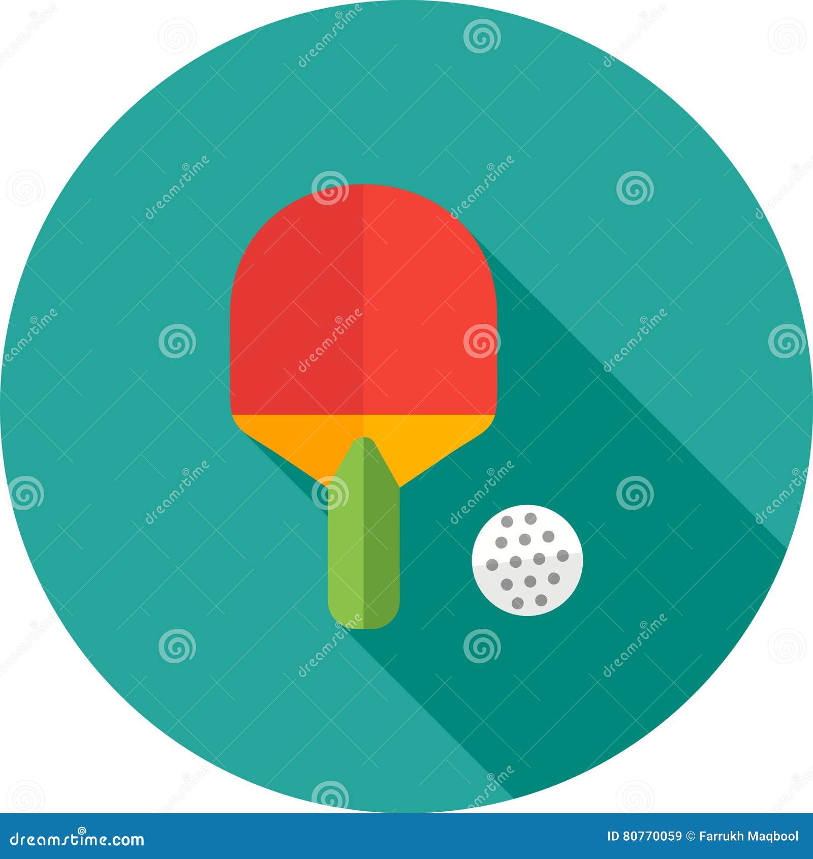 Table Tennis stock vector. Illustration of serve, player - 80770059
