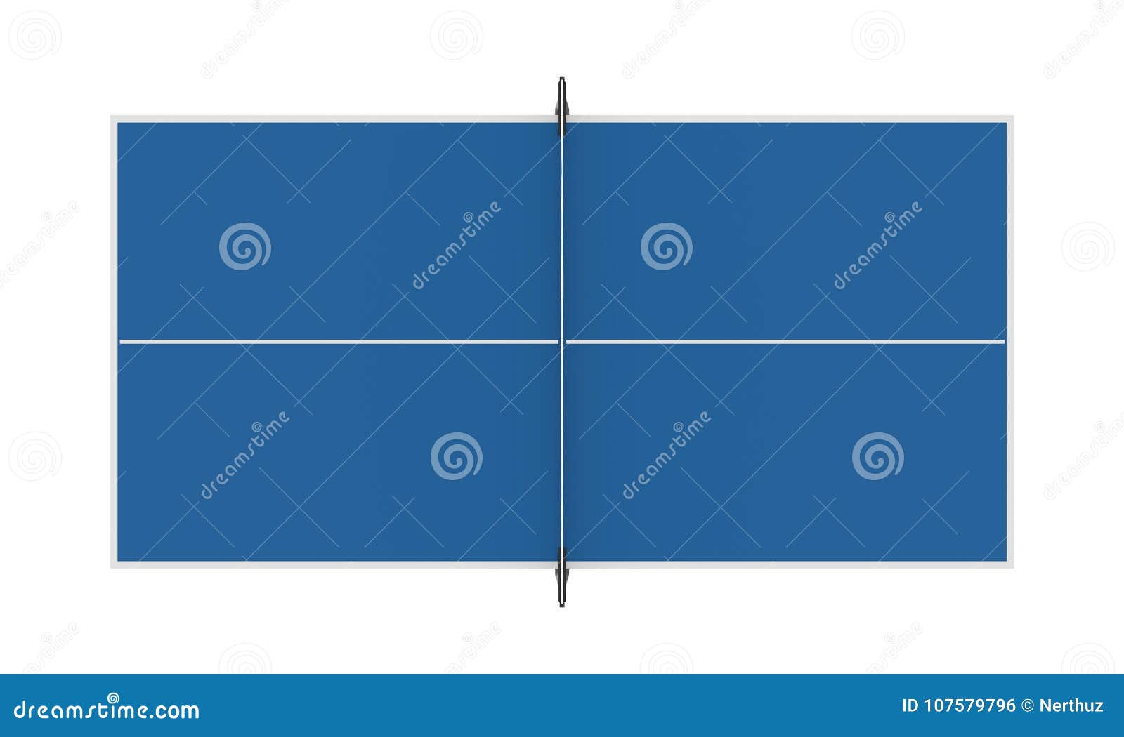Table Tennis Table Isolated Stock Illustration - Illustration of game ...