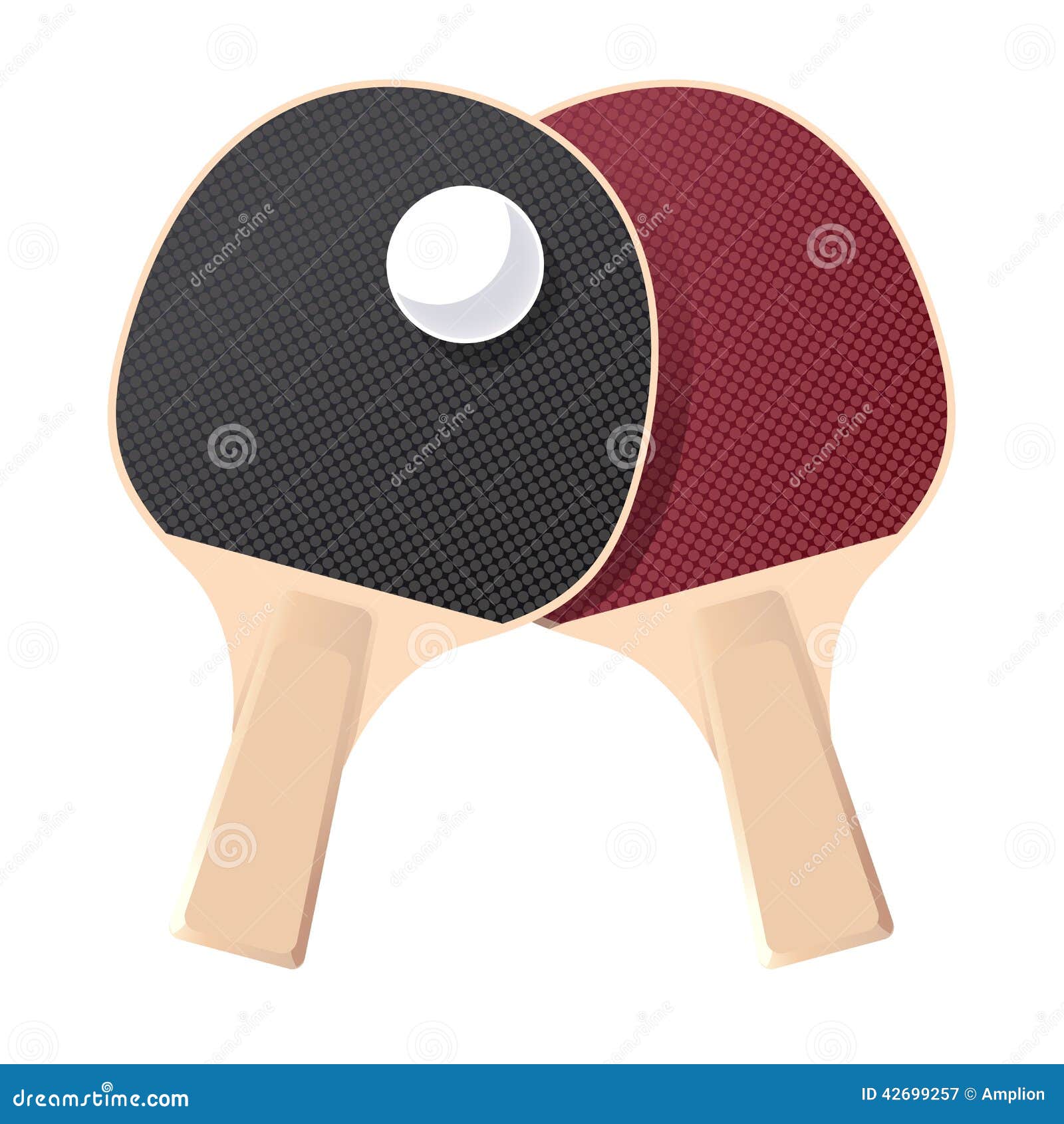 Table tennis stock vector. Illustration of fitness, painting - 42699257
