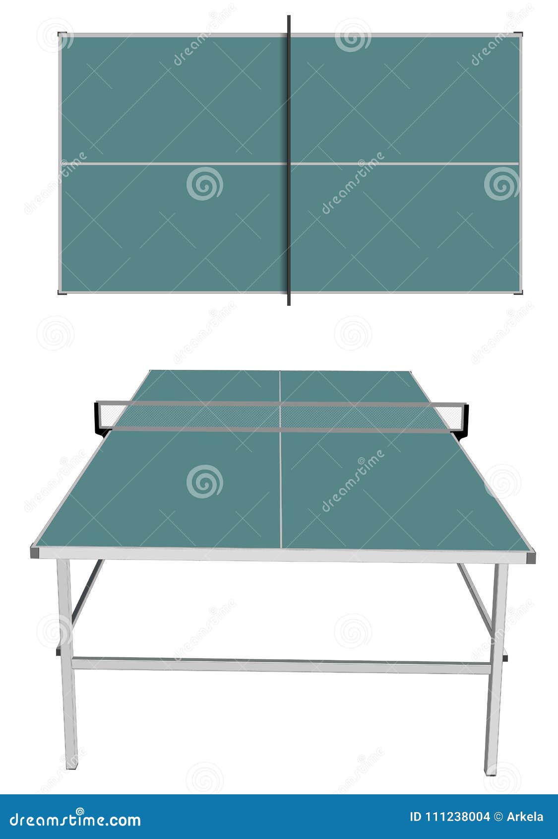 Table tennis on white stock vector. Illustration of game - 111238004