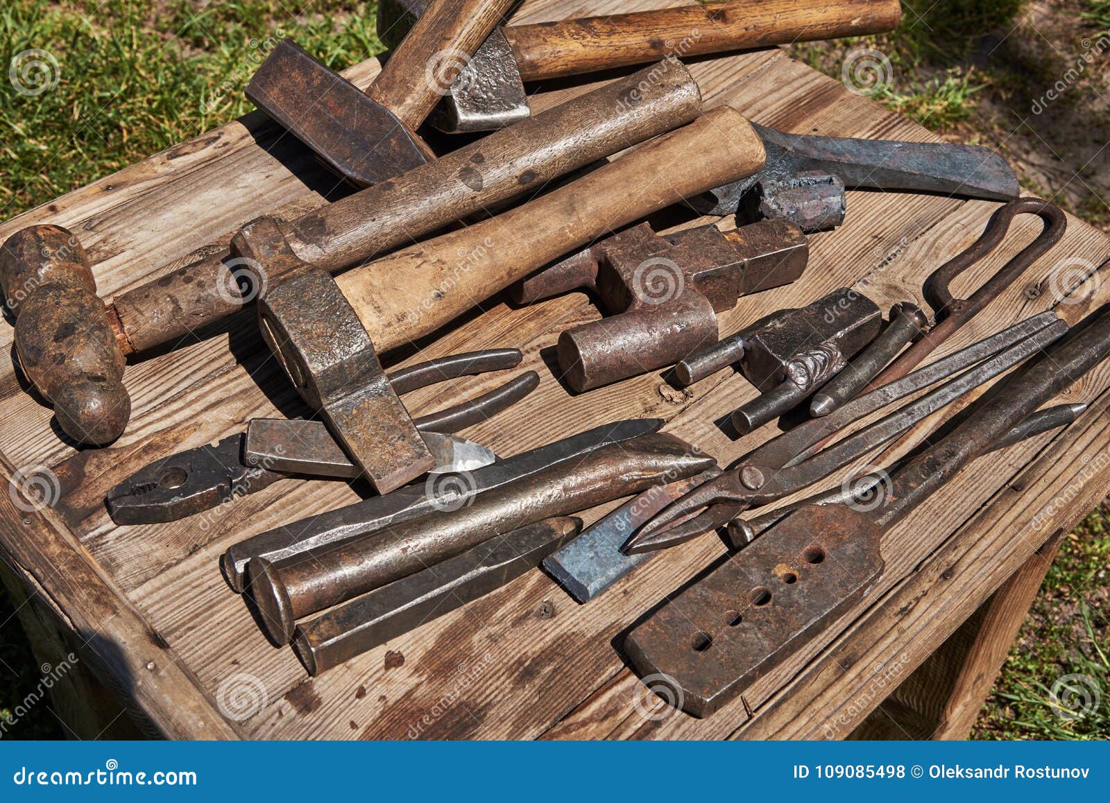 On the Table are Tools for the Blacksmith Stock Photo - Image of smith ... On the Table are Tools for the Blacksmith Stock Photo - Image of smith ...