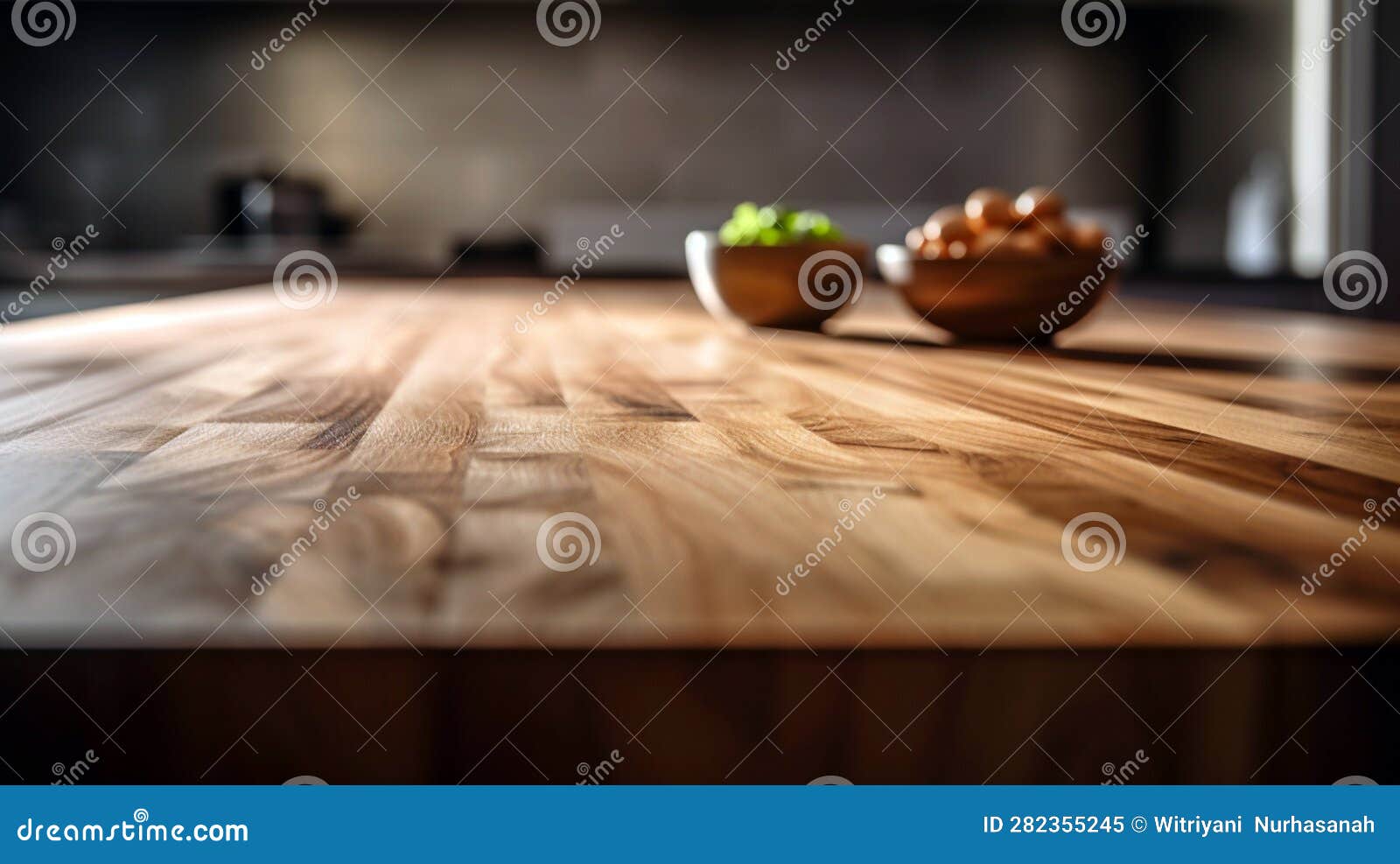 Table Top and Blur Interior of Background Stock Illustration ...
