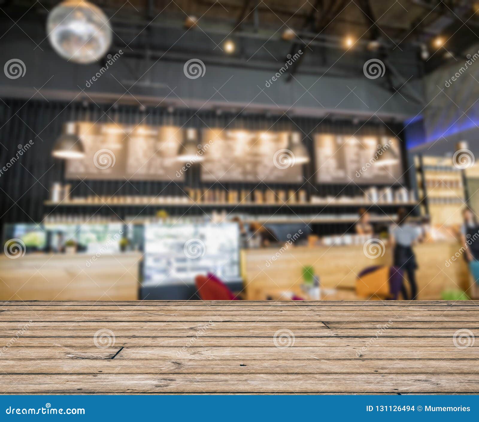 Table Top on Blurred Scene Counter Bar Decoration Stock Photo - Image ...