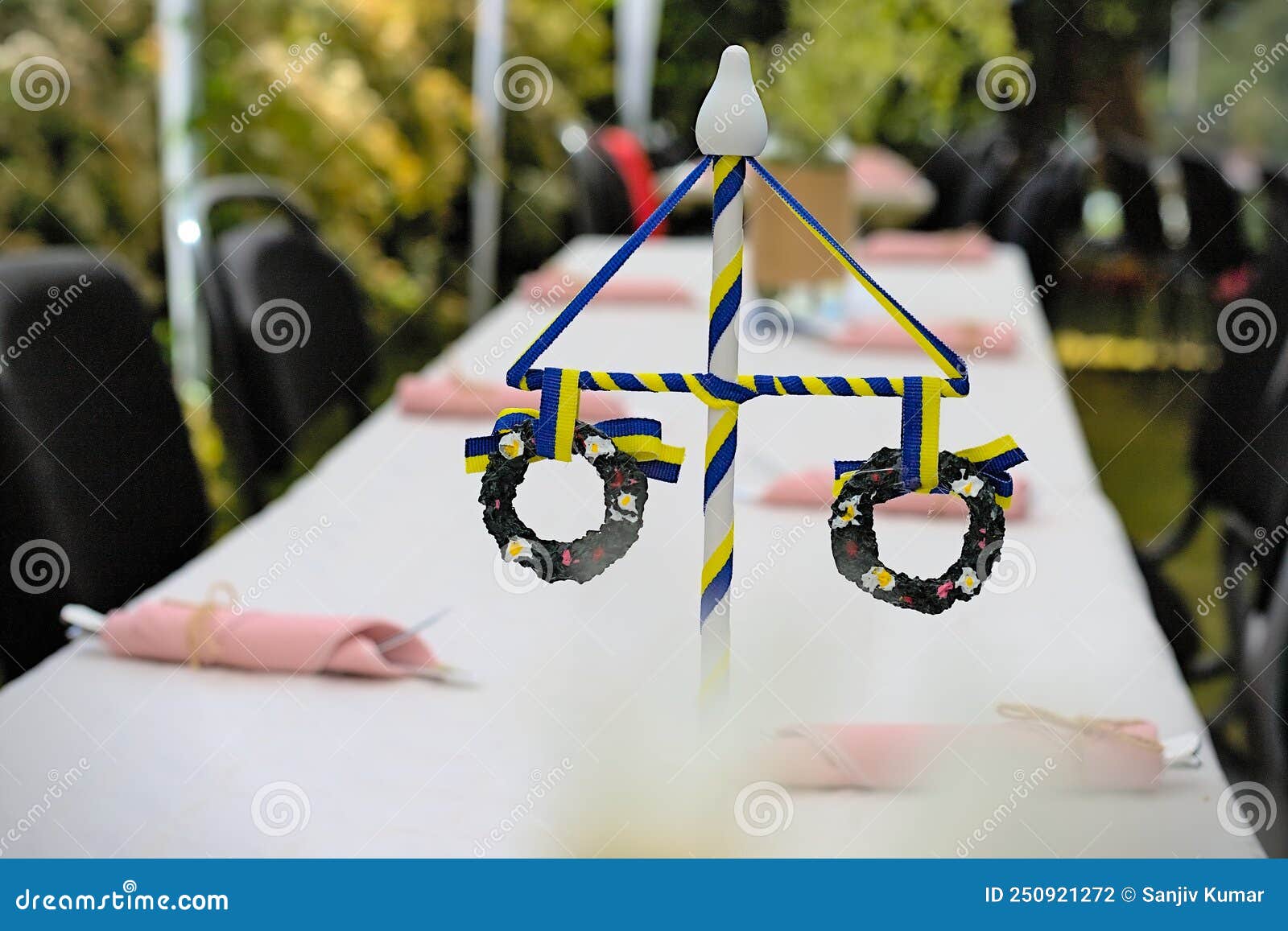 Maypole is Swedish Midsummer in Sweden Stock Photo - Image of sweden ...