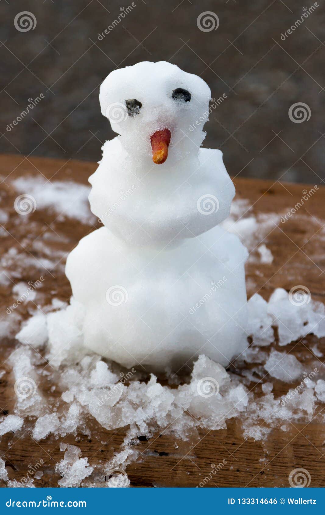 Table top snow person stock photo. Image of cute, child - 133314646