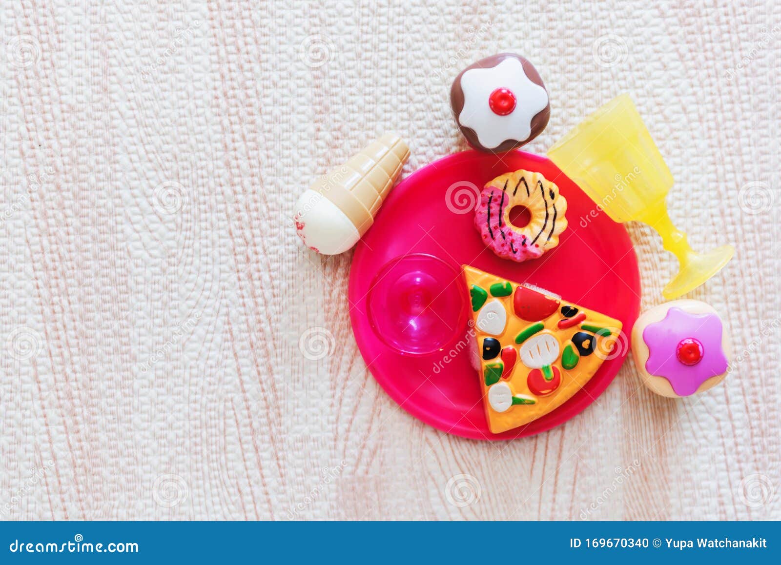 Table Top View Close Up Shoot of Kid Toys Collection Stock Photo ...