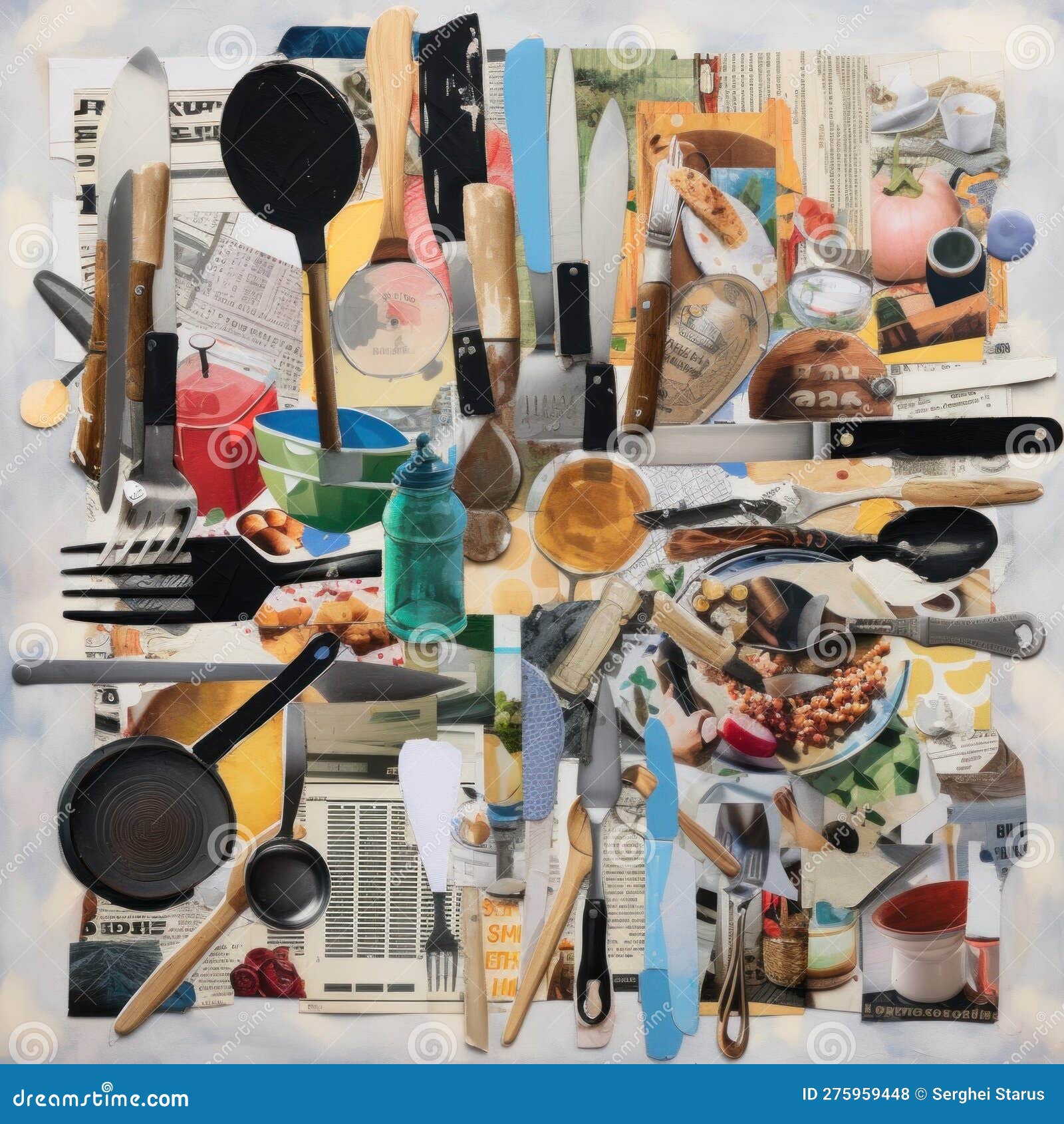 A Table Topped with Lots of Kitchen Utensils. AI Generative Image ...