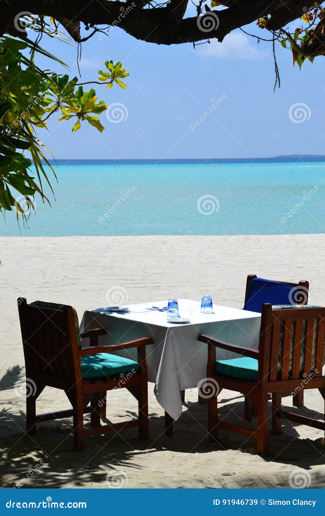 Table for Two stock image. Image of water, travel, holiday - 91946739