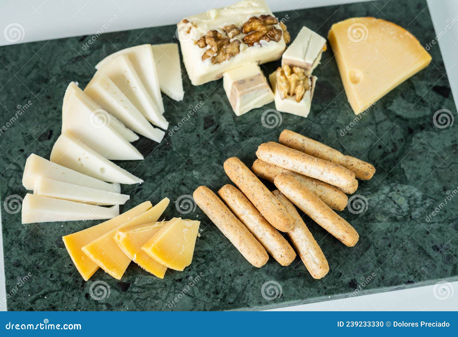 Table with Varieties of Ripened and Soft Cheeses Stock Photo - Image of ...