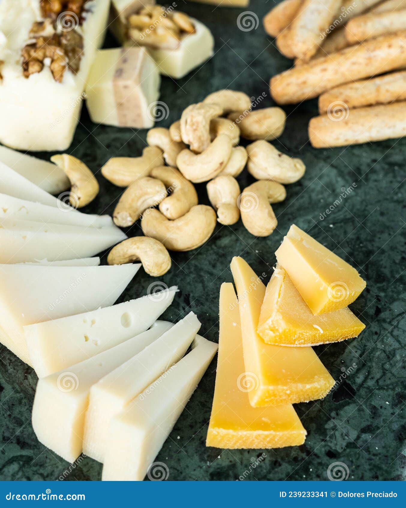Table with Varieties of Ripened and Soft Cheeses Stock Image - Image of ...