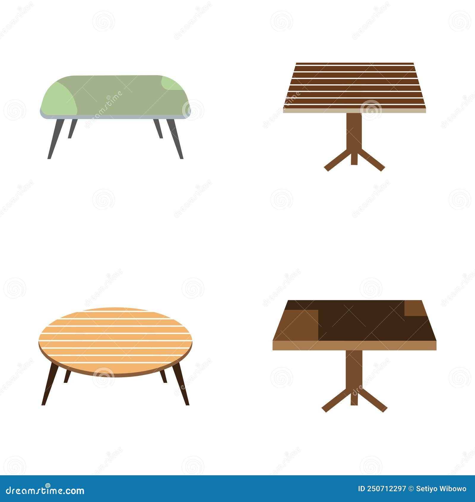 Table Vector Logo Icon Object Background Illustration Stock Vector ...