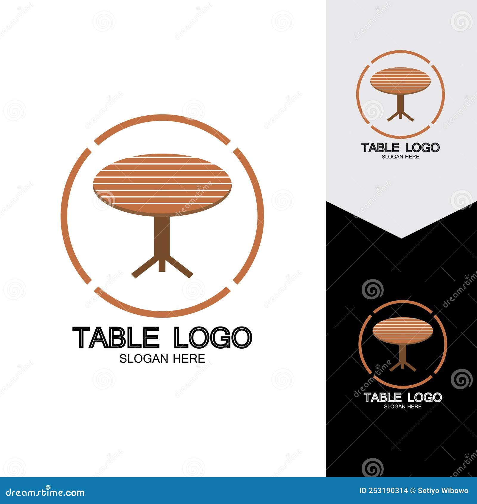 Table Vector Logo Icon Object Background Illustration Stock Vector ...