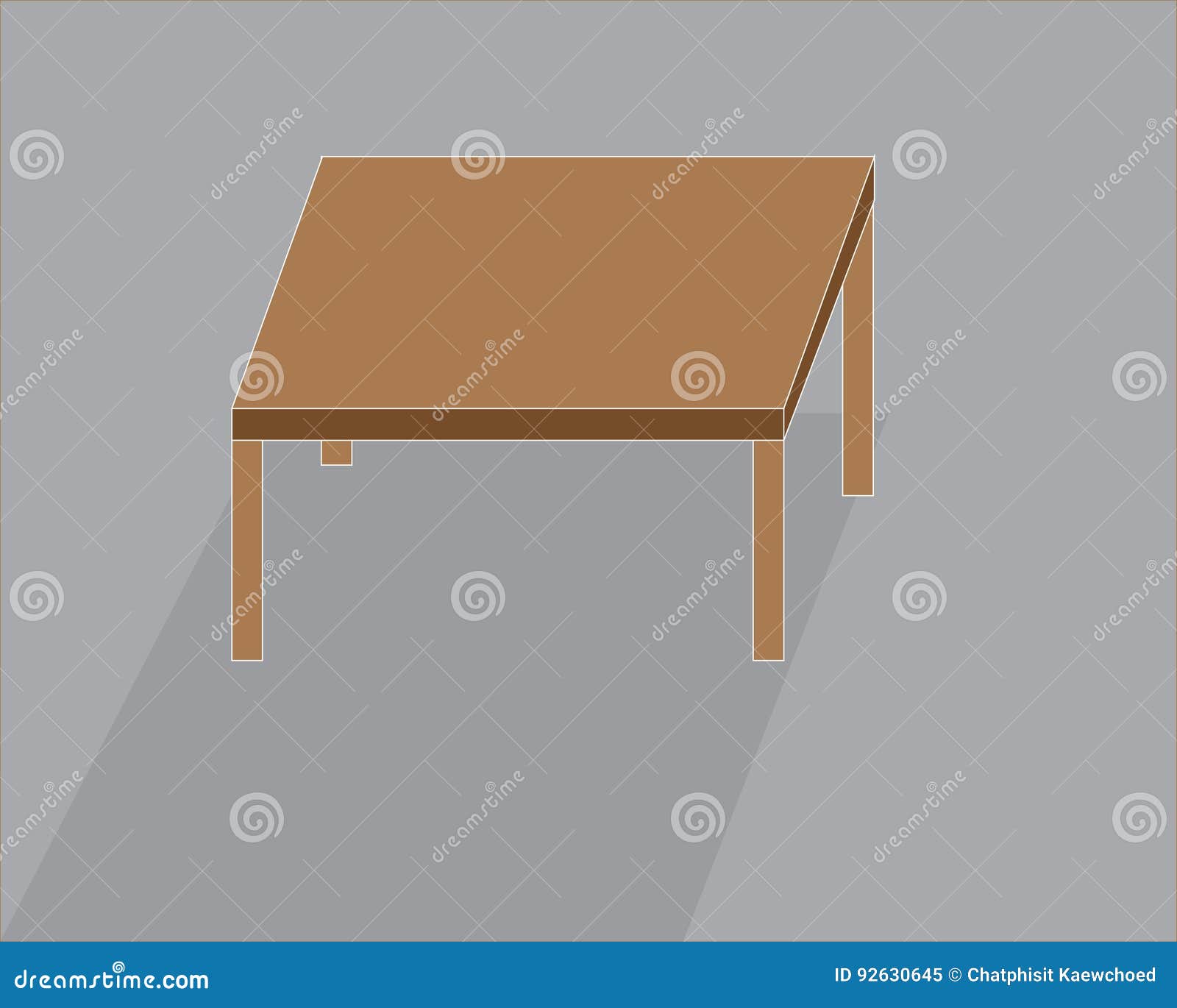Table Vector Table Background Stock Vector - Illustration of shape ...