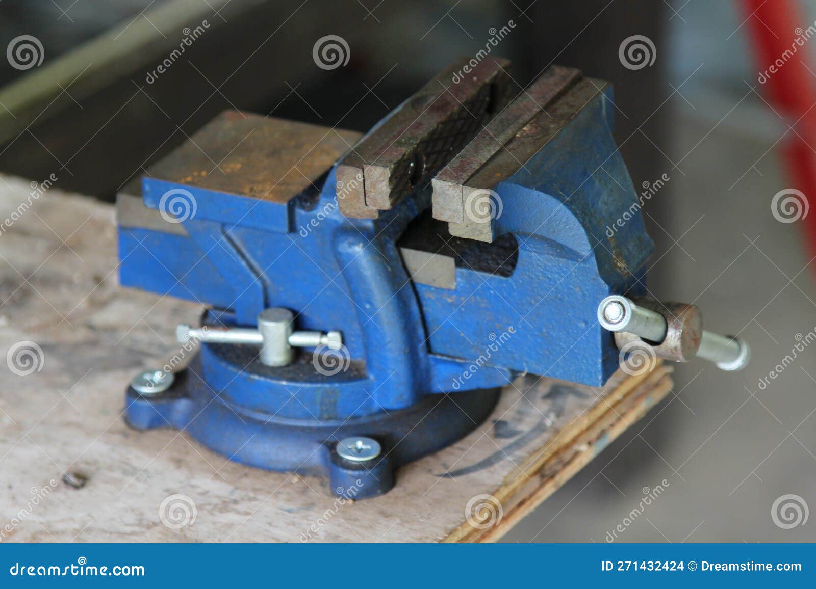 Table Vise Clamp On Table Royalty-Free Stock Photo | CartoonDealer.com ...