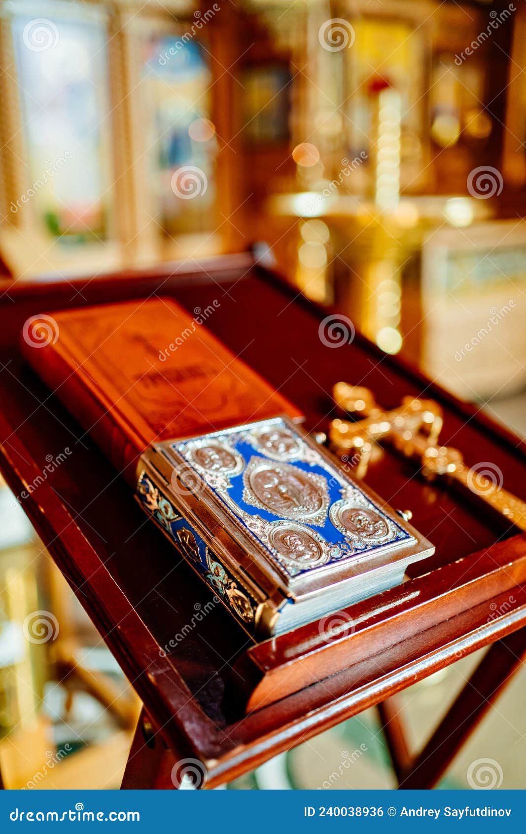 A Table on Which Liturgical Books are Placed during the Service ...