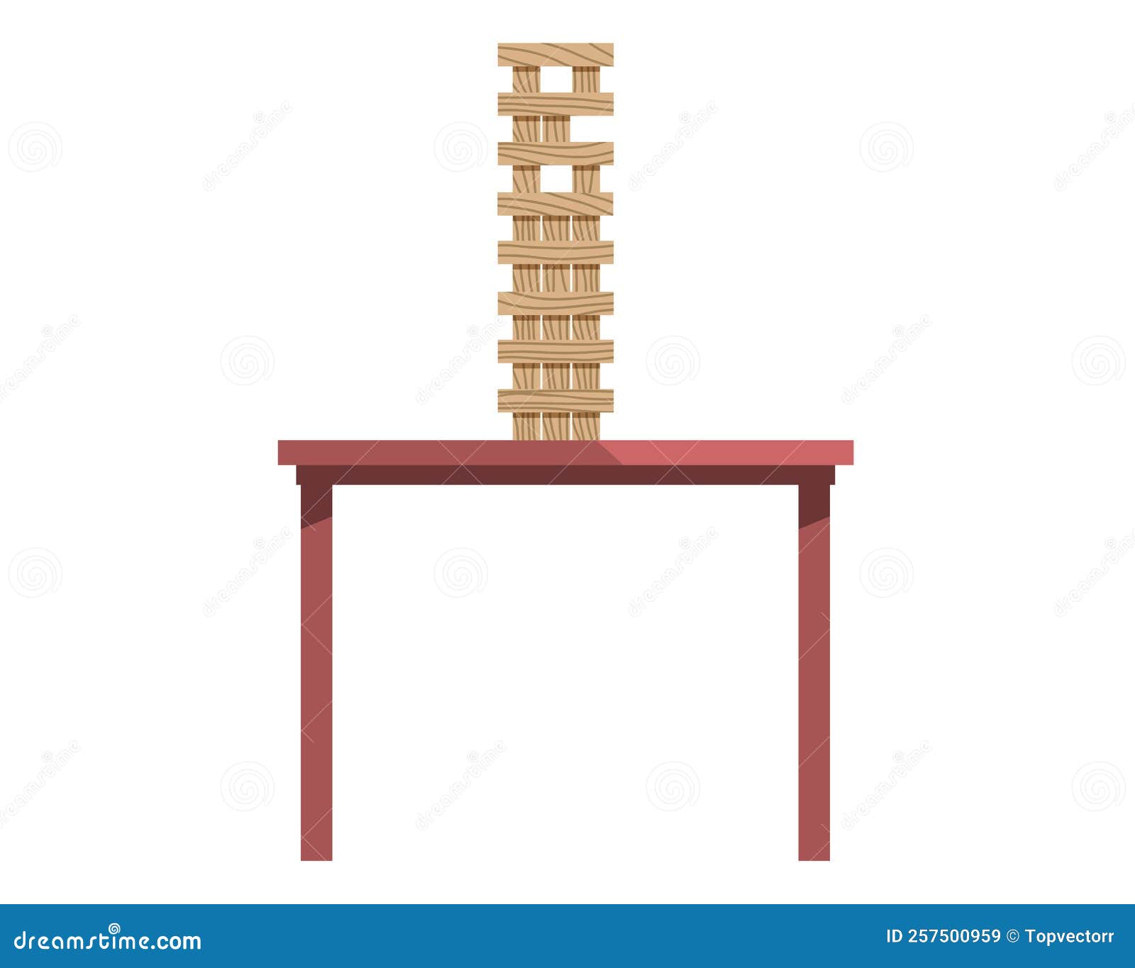 Set Of Jenga. Wooden Block Game Cartoon Vector | CartoonDealer.com ... Set Of Jenga. Wooden Block Game Cartoon Vector | CartoonDealer.com ...