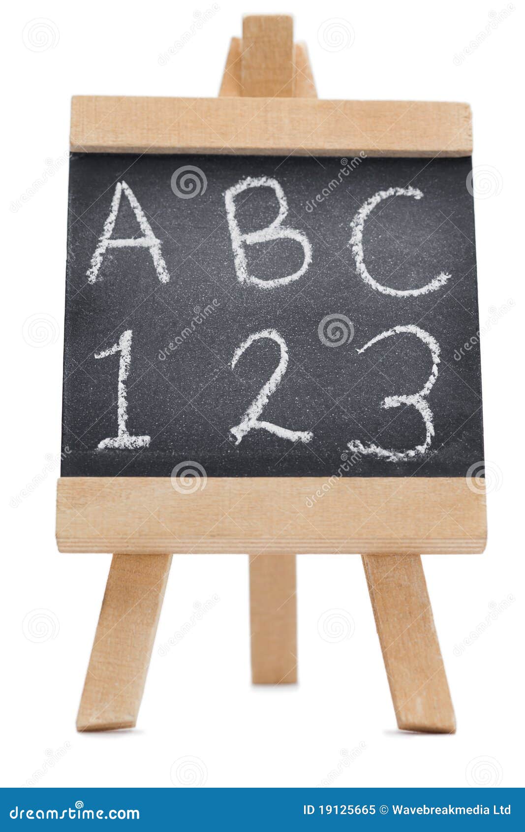 Tableau Avec L'ABC De Lettres Et Les 123 Image stock - Image du annonce ...