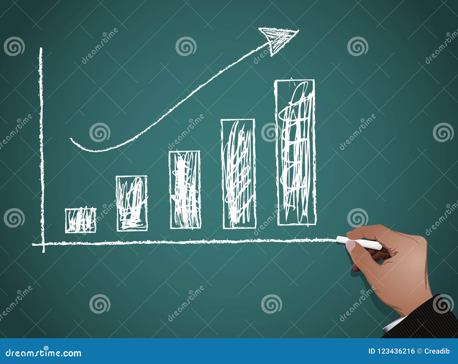 Tableau Avec Le Graphique De Gestion De Finances Illustration de ...