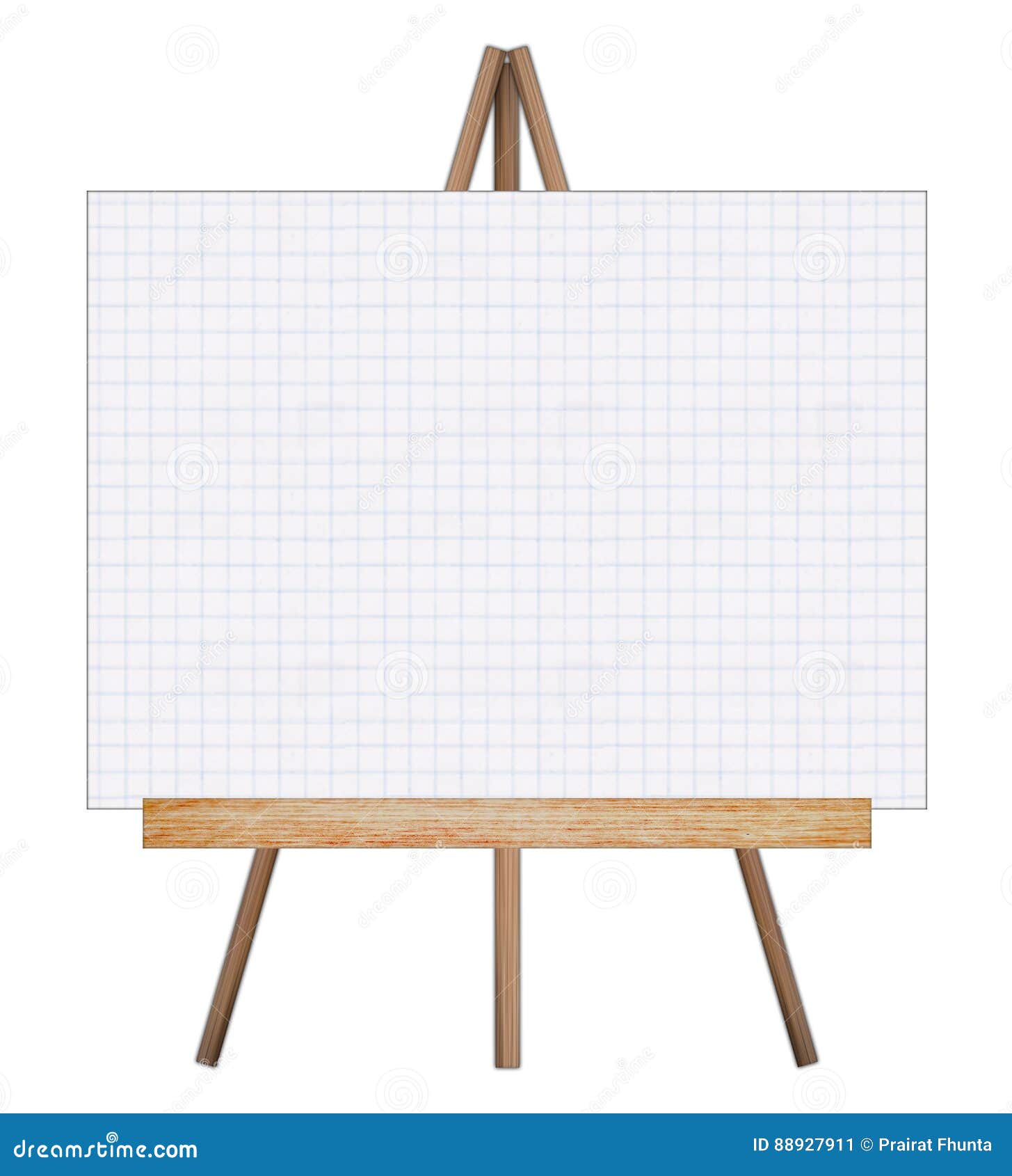 Tableau Blanc De Dessin De Chevalet De Présentation Illustration Stock ...