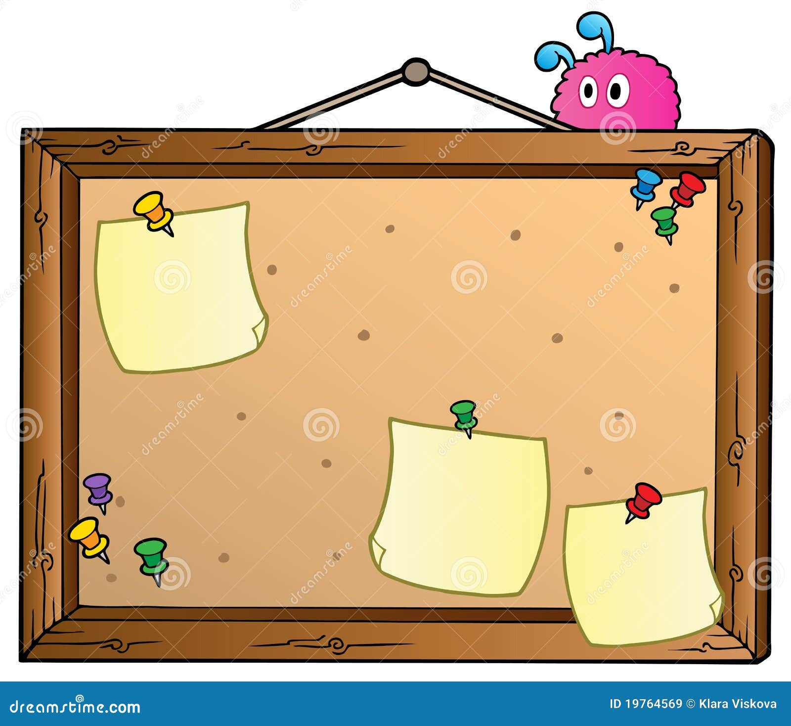 Dessin Au Tableau Clipart Petite Fille Apprenant Devant Le Tableau