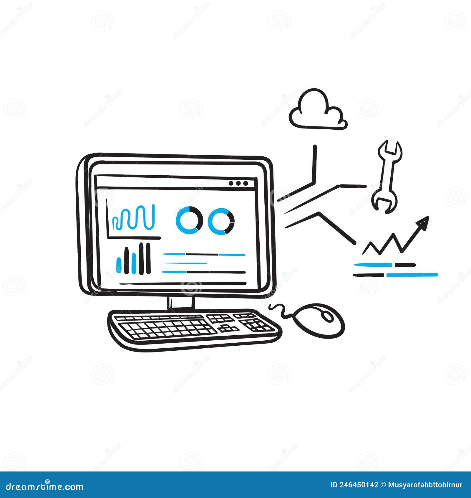 Tableau De Bord Tableau De Bord Tableau De Bord Illustration ...