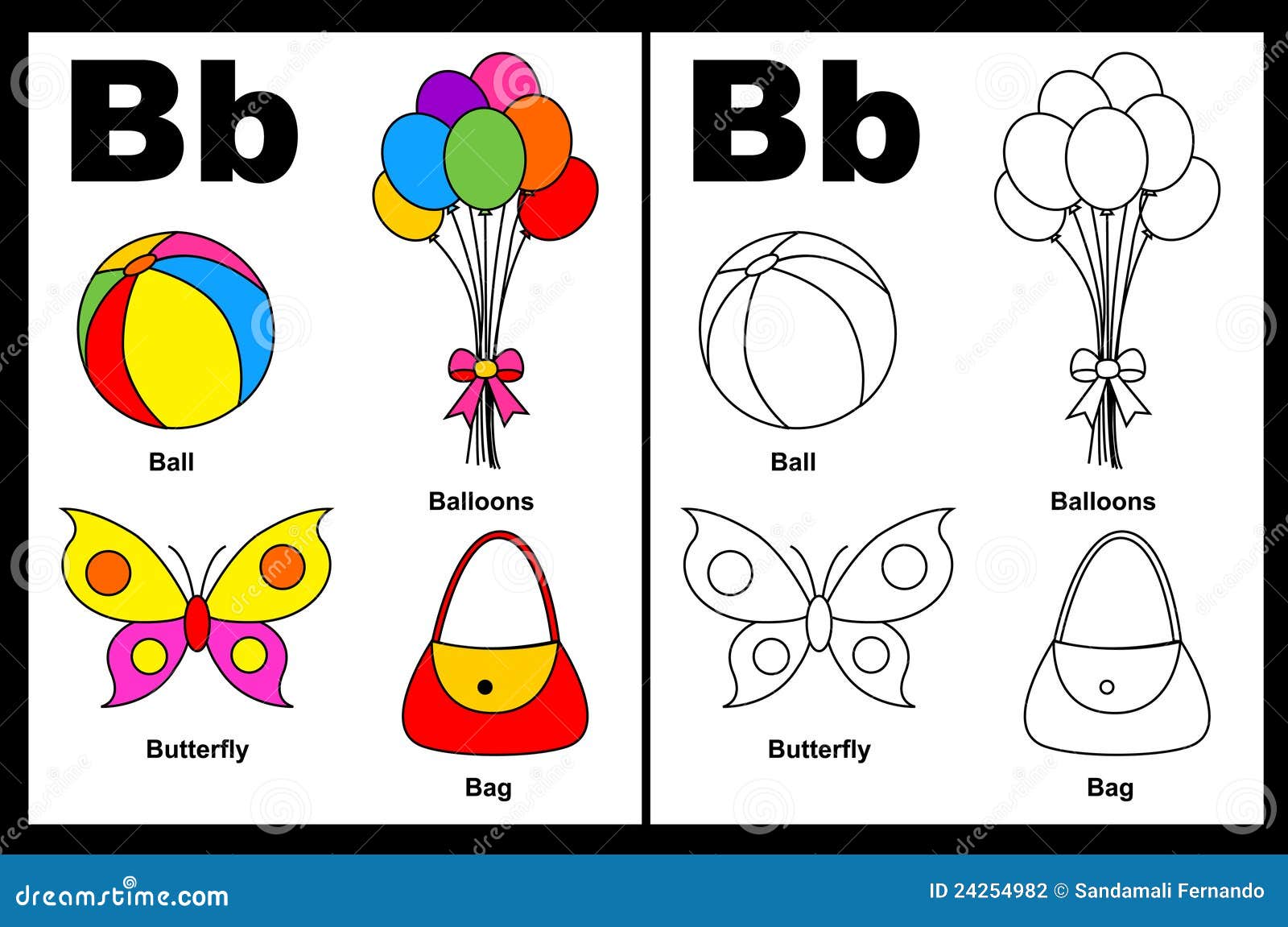 Tableau de la lettre B illustration de vecteur. Illustration du pente ...