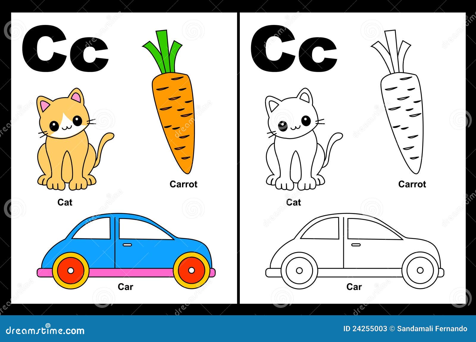 Tableau De La Lettre C Photos stock - Image: 24255003