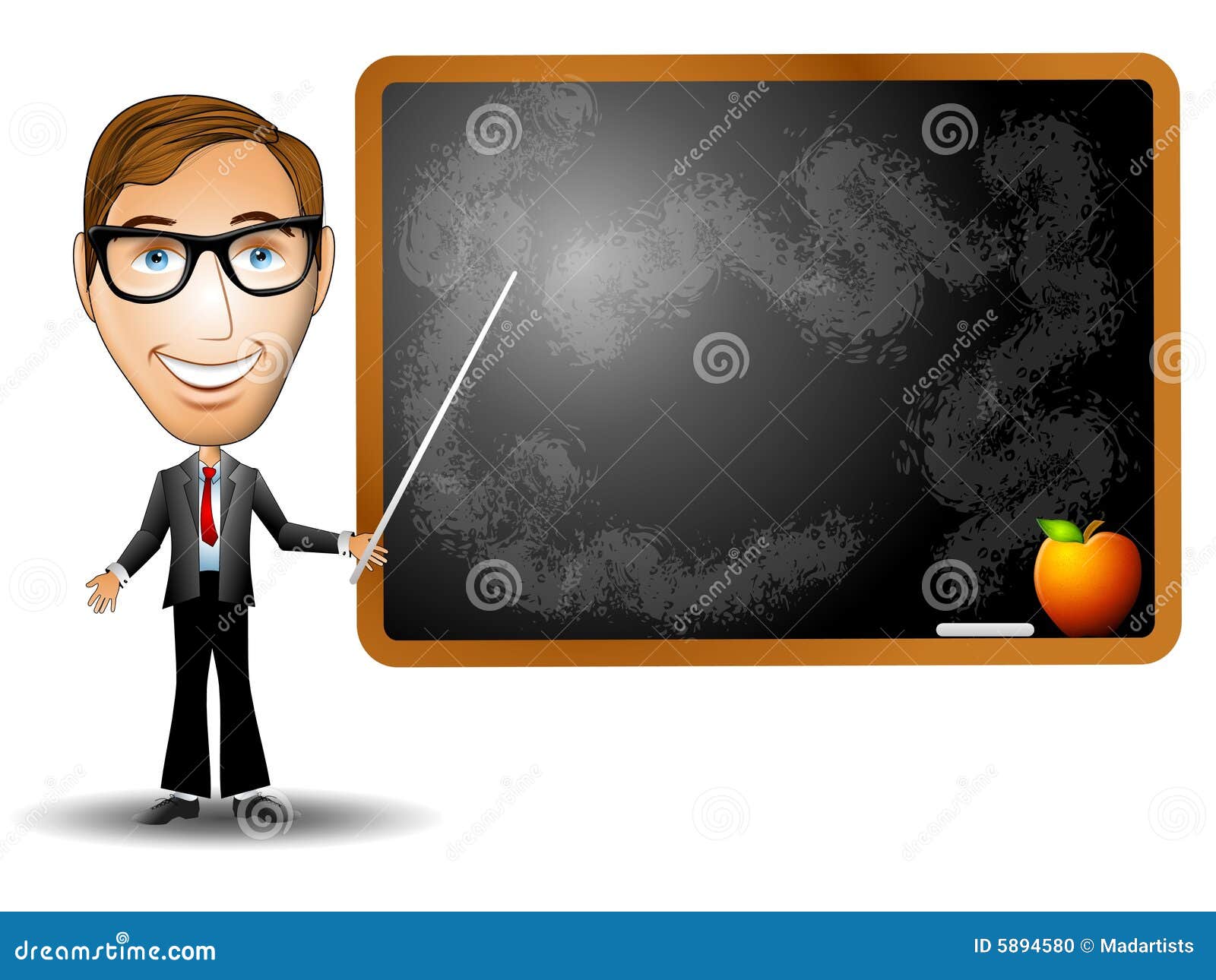 Tableau de professeur illustration stock. Illustration du classroom ...