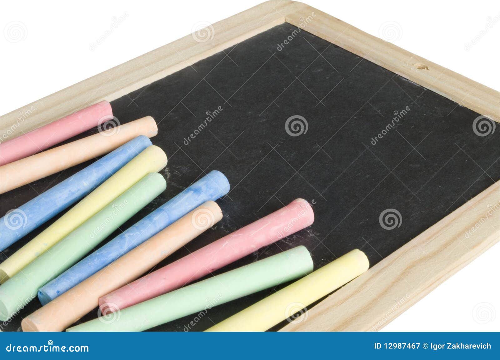 Tableau noir et craie image stock. Image du formule, crayon - 12987467