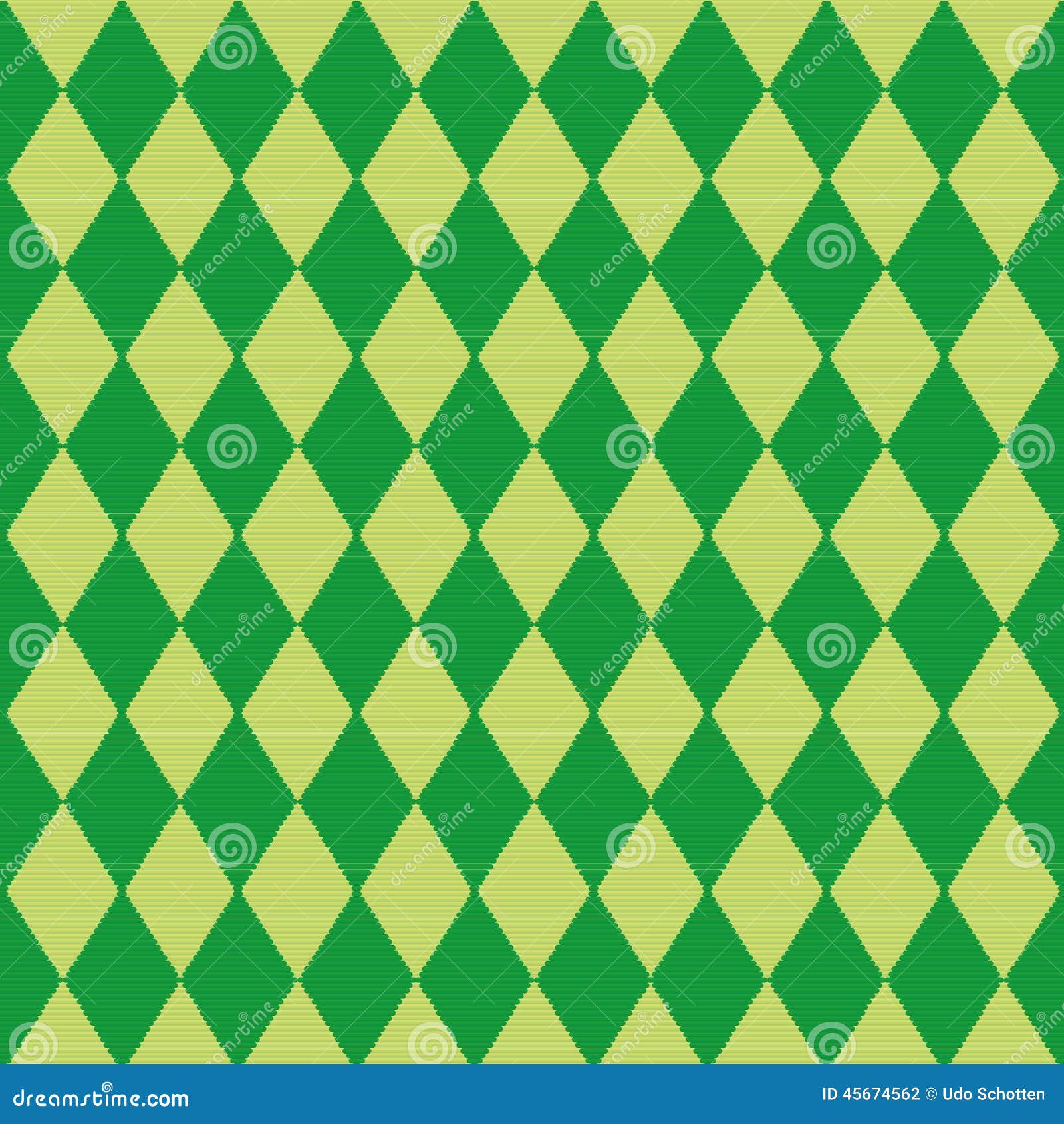 Tablecloth with Green Diamond Pattern Stock Vector - Illustration of ...