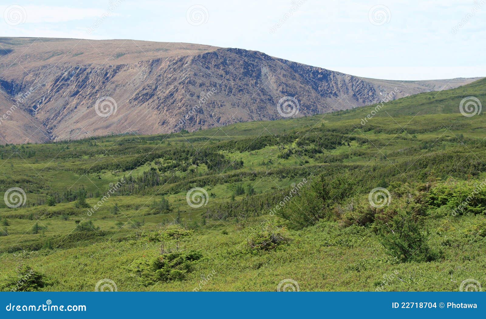 Tableland Mountains in Newfoundland Stock Photo - Image of outside ...