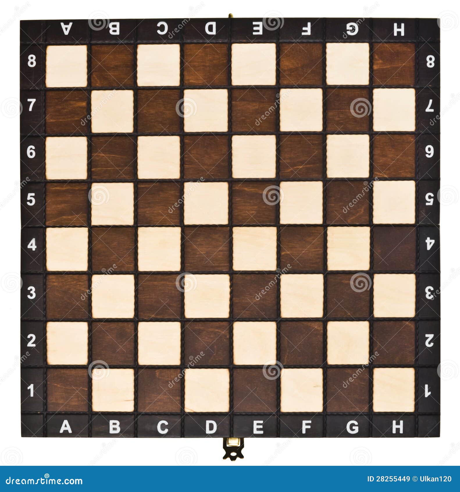 Tablero de ajedrez vacío imagen de archivo. Imagen de fondo - 28255449