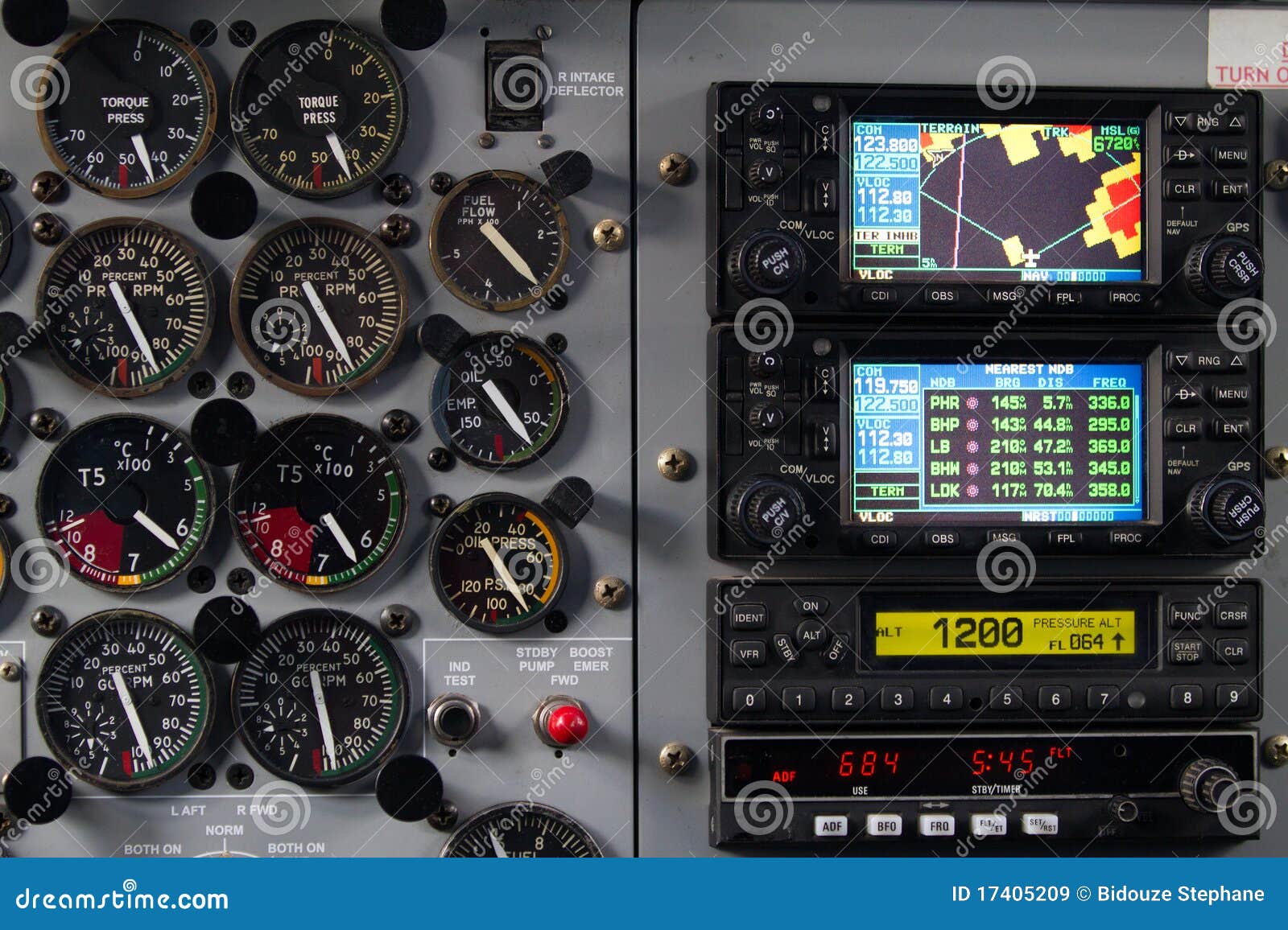 Tablero De Instrumentos De Los Aviones Imagen de archivo - Imagen de ...
