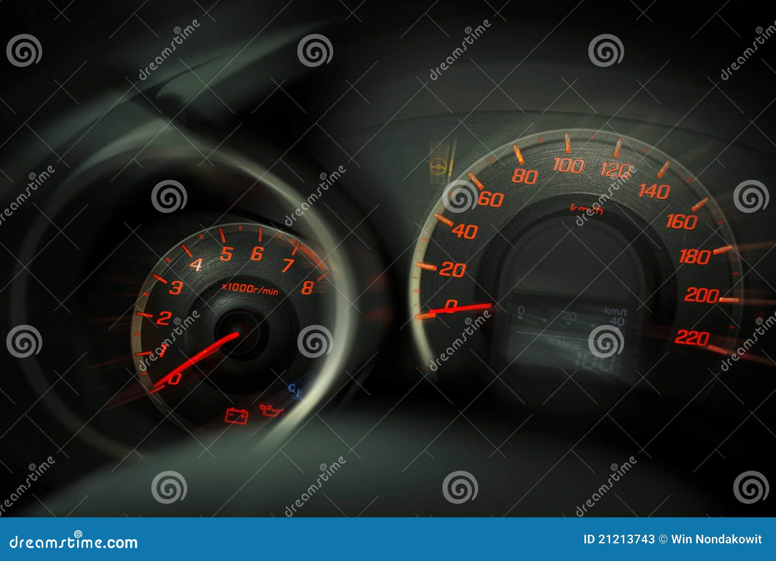 Tablero De Instrumentos Del Coche Imagen de archivo - Imagen de millas ...